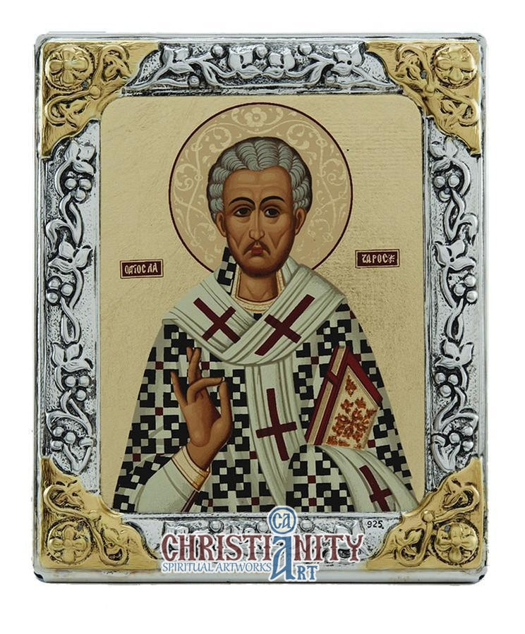 Saint Lazaros - Silver Byzantine Icon - Christianity Art – Christianity ...